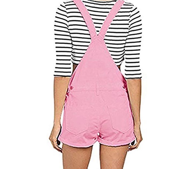 S. the Widow | Jeans | Mardi Pink Overall Shorts | Poshmark